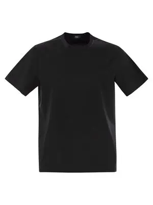 Herno Stretch Cotton T-shirt - Black