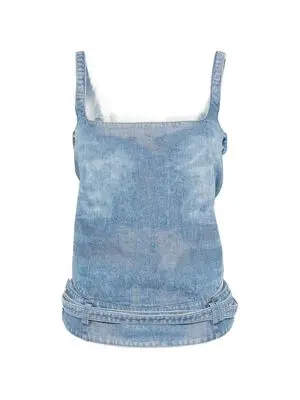 DIESEL® Denim Square Neck Tank Top - Multicolor
