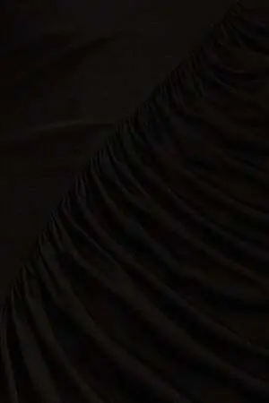 Saint Laurent Asymmetrical Ruched Dress