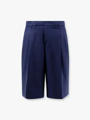 AMI Paris Virgin Wool Shorts - Multicolor
