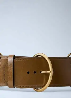 Chloé Chain Detail Wide Belt
