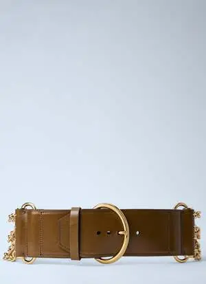 Chloé Chain Detail Wide Belt