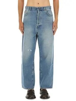Moschino Cotton Denim Jeans - Blue
