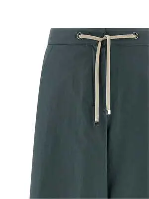 Max Mara S Mmgufo' Cotton Poplin Wide Leg Pants