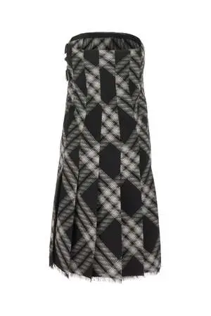 Burberry Tartan Patterned Dress
