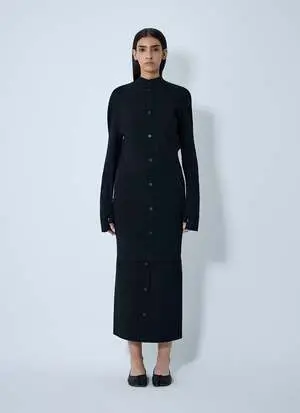 Issey Miyake Ruched Construction Shirt - Black