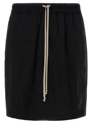 Rick Owens Kilt Shorts Bermuda - Black