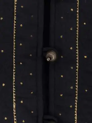 Isabel Marant Étoile Padded Quilted Vest With Lurex Trim