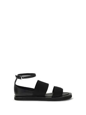Max Mara Leather Sandals With Buckle Fastening
