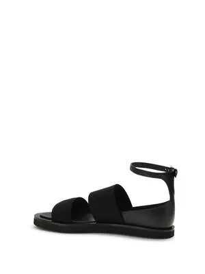 Max Mara Leather Sandals With Buckle Fastening