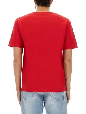 Valentino Garavani T-shirt With Chat De La Maison Print - Red