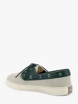 Dior Dioriviera Canvas And Leather Loafers - Green