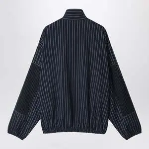 Acne Studios Zip-up Jacket With Pinstripe Pattern