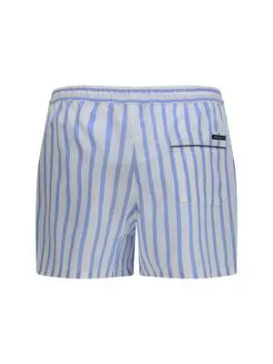 Dolce & Gabbana Striped Poplin Bermuda Shorts