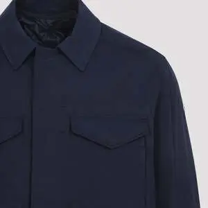 Moncler Roquille Shirt Jacket With Detachable Down Vest - Blue