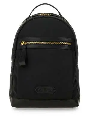 TOM FORD Backpack With Logo Detail - Black