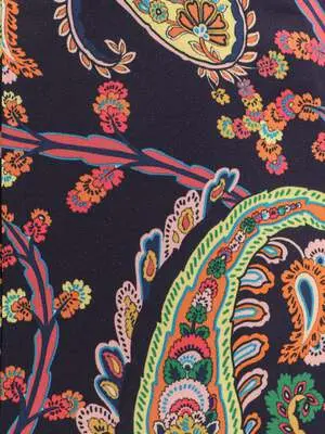 Etro Paisley Print Trousers - Multicolor