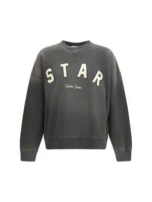 GOLDEN GOOSE Star" Embroidered Oversized Sweatshirt - Gray