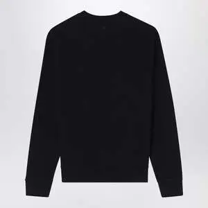 AMI Paris De Coeur Crewneck Sweatshirt - Black