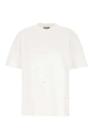 GANNI GANNI Embellished T-shirt Multicolor