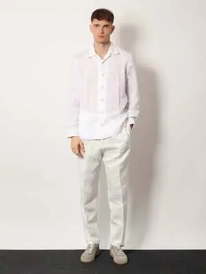 Brunello Cucinelli Easy Fit Linen Shirt