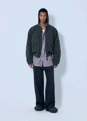 Balenciaga Bomber Jacket With Integrated Hood