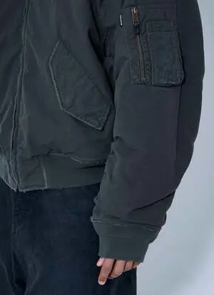 Balenciaga Bomber Jacket With Integrated Hood