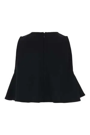 AMI Paris Black Sleeveless Top