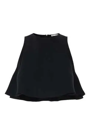 AMI Paris Black Sleeveless Top - Multicolor