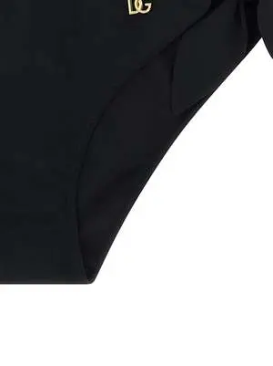 Dolce & Gabbana Bikini Briefs With Logo Detail - Black