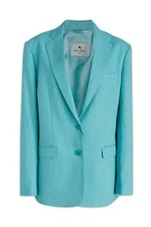 Etro Textured Single-breasted Blazer