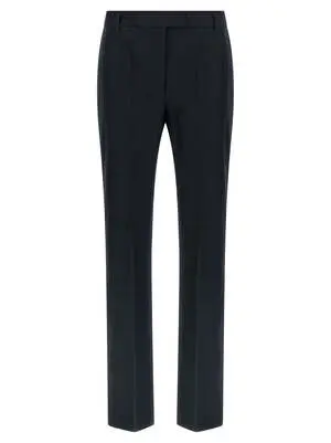 Max Mara S MAX MARA SmmFatina Cropped Stretch Trousers Blue