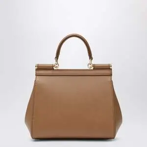 Dolce & Gabbana Medium Sicily Handbag - Brown