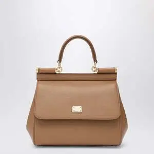 Dolce & Gabbana Medium Sicily Handbag - Brown