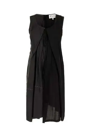 MAISON MARGIELA Sleeveless Knot Detailing Dress - Multicolor