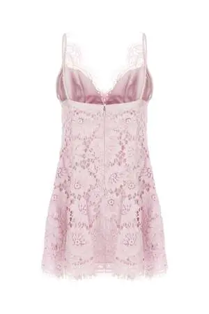 SELF-PORTRAIT Lace Dress With Bow Detail