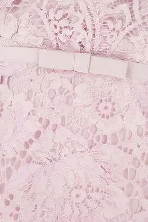 SELF-PORTRAIT Lace Dress With Bow Detail