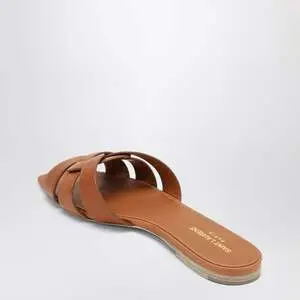 Saint Laurent Tribute Sandals By - Brown