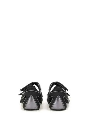 Attico Ballerina Flat Floor 1 - Black