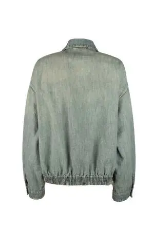 Miu Miu Denim Zip-up Jacket