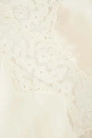 Alberta Ferretti Lace Trimmed Camisole Top