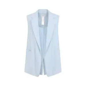 Sportmax Maggio Viscose Gilet - Blue