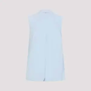 Sportmax Maggio Viscose Gilet - Blue