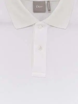 Dior Cotton And Silk Polo Shirt