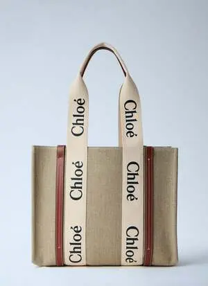 Chloé Medium Woody Tote Bag