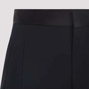 Bottega Veneta Midnight Wool Tapered Trousers - Blue