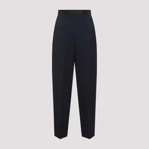 Bottega Veneta Midnight Wool Tapered Trousers