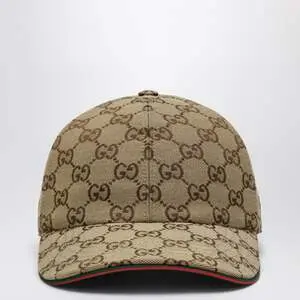 Gucci Monogrammed Baseball Cap - Brown