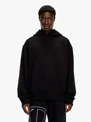 DIESEL® Cotton Sweatshirt With Oval-d Embroidery - Multicolor