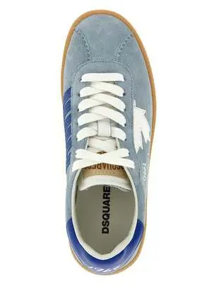 Dsquared2 Rebels Suede Lace-up Sneakers - Blue